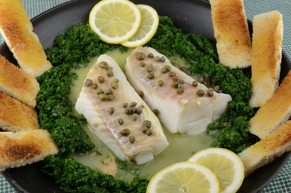 Old-time Dutch cod with capers – Janny de Moor
